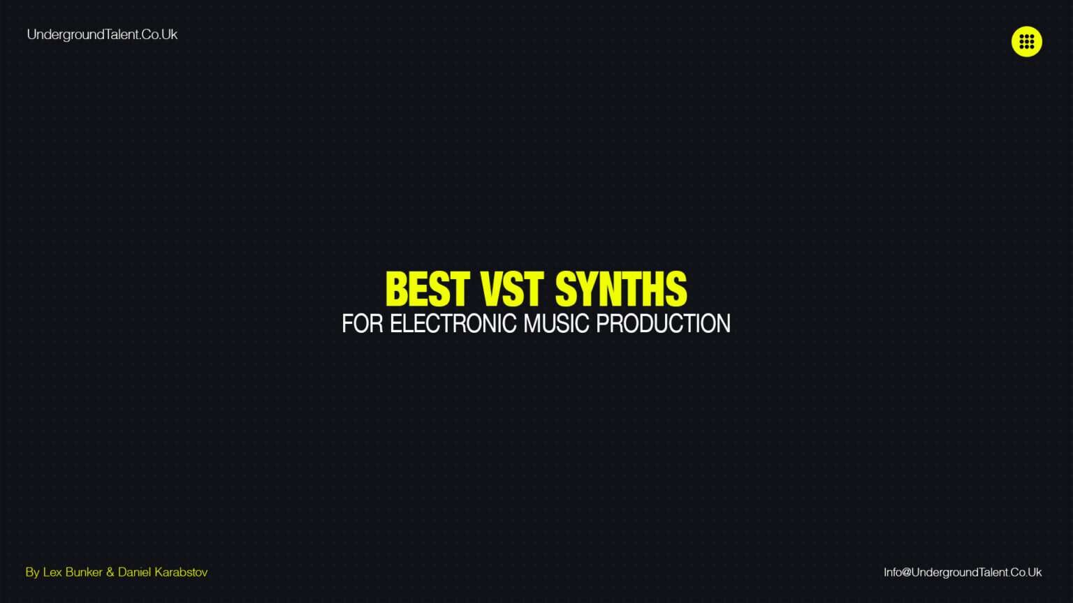 Best VST Synths For Electronic Music Production